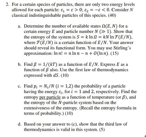 solved 1 consider a classical n particle system in a 3d