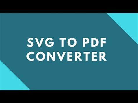 How To Convert Svg To Pdf Files For Cricut Silhouette Plus Resource For Print On Demand