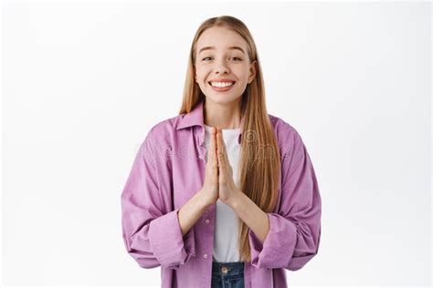 Pretty Please Beg You Help Me Innocent Cute Lovely Upset Caucasian