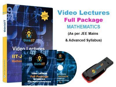 IIT JEE Video Lectures Mathematics Think IIT At Pack