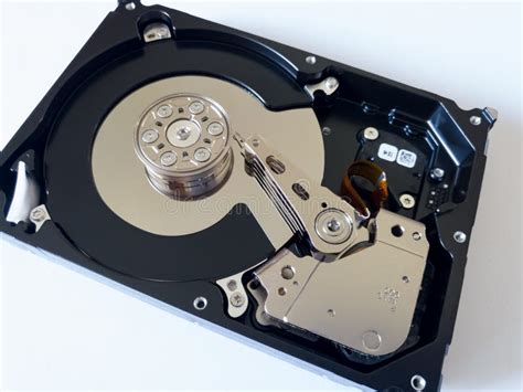 Actuator Arm And Read Write Head Of Hard Disk Stock Photo Image Of Mechanical Platter