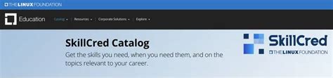 Linux Foundation Skillcred Programs