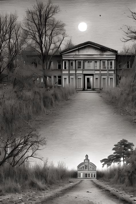 Abandoned Asylum Border · Creative Fabrica