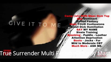 Masterblake Preview True Surrender Multi Fetish Master Blake Audio