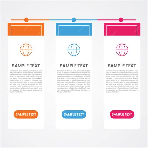 Premium Vector Colorful Infographic Design Vector Template