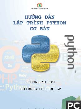 GIÁO TRÌNH Hướng dẫn lập trình Python cơ bản Lê Trọng Nhân Các TG Cộng đồng Kỹ thuật cơ