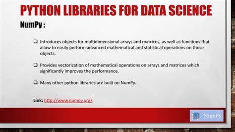 Python For Data Science Pptx