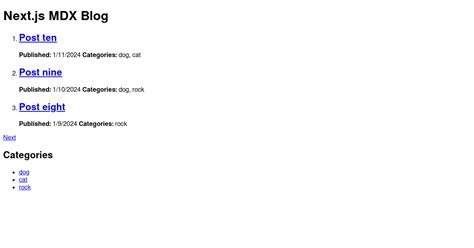 next mdx blog example codesandbox
