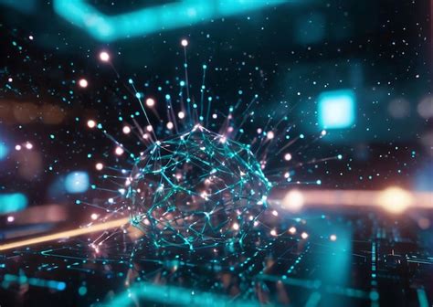 Connected Network Big Data Flow Digital Connectivity Futuristic Technology Data Visualization