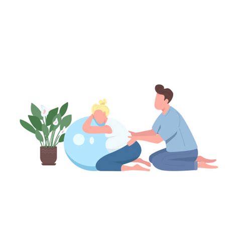 Pregnancy Massage Illustrations Royalty Free Vector Graphics And Clip