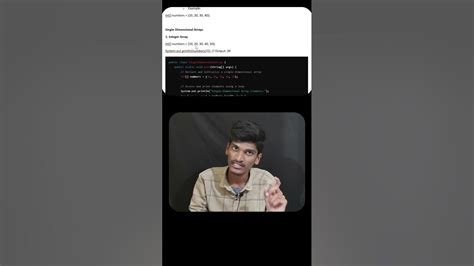 day10 60 of learning java arrays in java types of arrays 1d arrays 2d arrays youtube