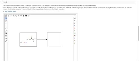Solved Part A Draw The Structure Of The Product That Is