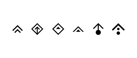 Swipe Arrow Up Button Set Application And Social Network Scroll Icons For Stories And Website