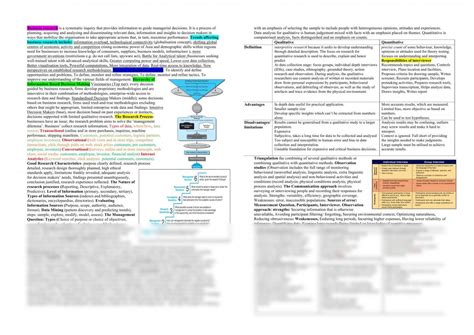 Cheat Sheet Quantitative Stat1060 Business Decision Making