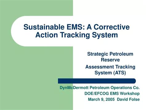 Ppt Efficient Sustainability Through Corrective Action Tracking System Powerpoint Presentation