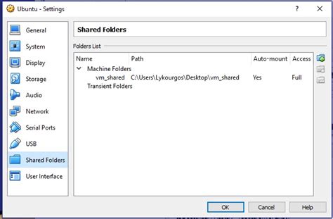 16 04 can t access shared folder from virtual machine ask ubuntu