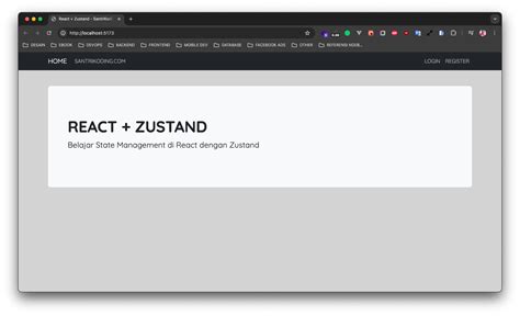Tutorial Laravel React Dan Zustand 2 Installasi Dan Konfigurasi React Router DOM