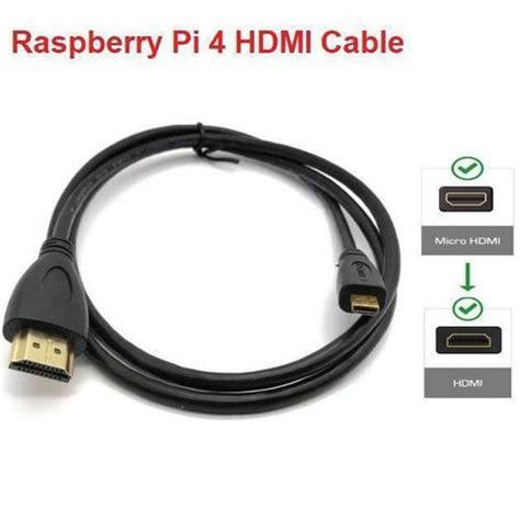 Raspberry Pi 4 HDMI Cable In Pakistan SMART HALLROAD