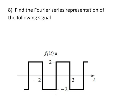 Solved Find The Fourier Series Representation Of The Chegg