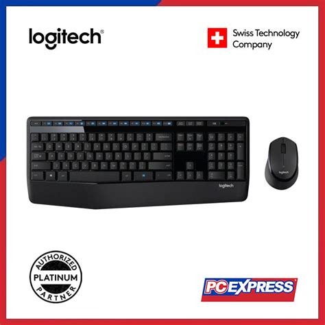 Logitech Mk345 Comfort Wireless Keyboard And Mouse Combo Black Pc Express