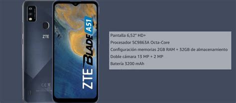 ZTE Blade A51 ¿vale la pena? Opiniones, Pros y Contras