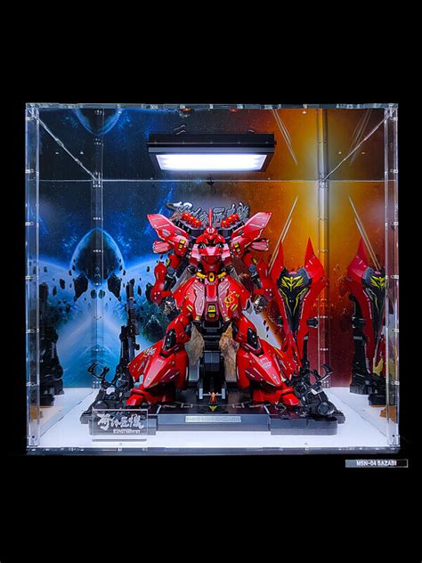 해체장기 메탈스트럭쳐 사자비 투명 아크릴 Led 조명 장식장 일반형 건프라앤큐브 건큐브 케이스 장식장