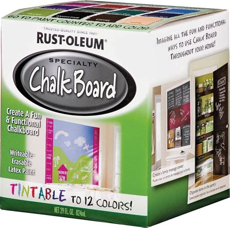 Rust Oleum PAINT CHALKBRD LTX TNT BASE QT Paradise Lumber Hardware
