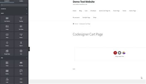 How To Customize The Woocommerce Cart Page With Elementor