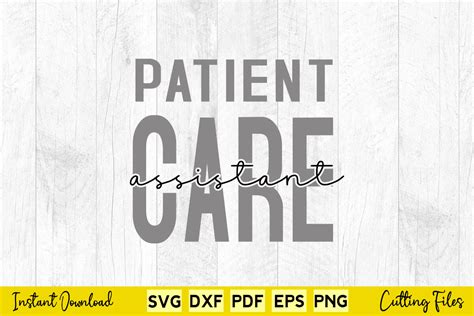 Patient Care Assistant Graphic By Buytshirtsdesign · Creative Fabrica