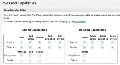 how to allow editors to only edit certain pages in wordpress