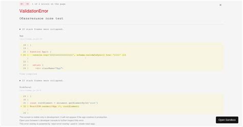 Yup Ast Test Forked Codesandbox