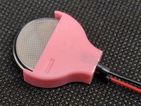 Cr2450 Coin Cell Battery Holder By Mintonette Download Free Stl Model