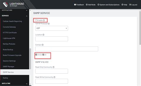 Examine Or Modify SNMP Service