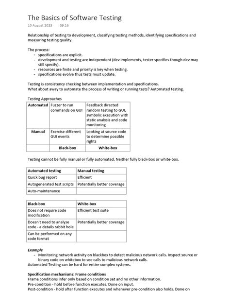 basics of software testing pdf
