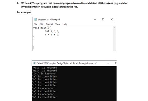 Solved Write A C C Program That Can Read Program From A Chegg Com