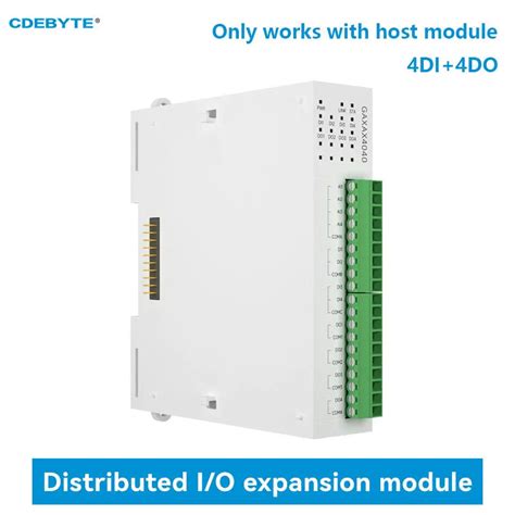 Rj45 Rs485 Remote Io Expansion Module Cdebyte Gaxax4040 Pnp Npn