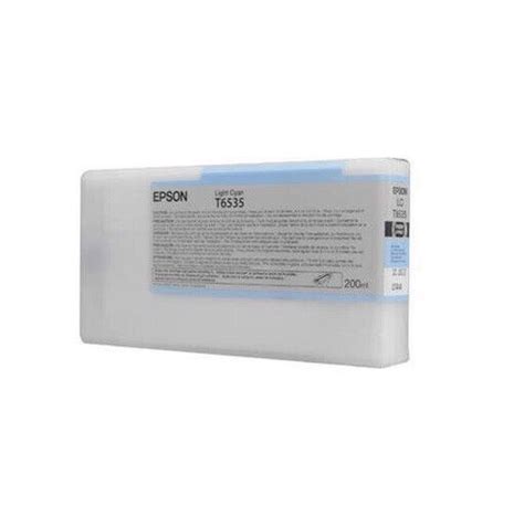 Original Epson T6535 light cyan / hell cyan Stylus Pro 4900 200ml ...