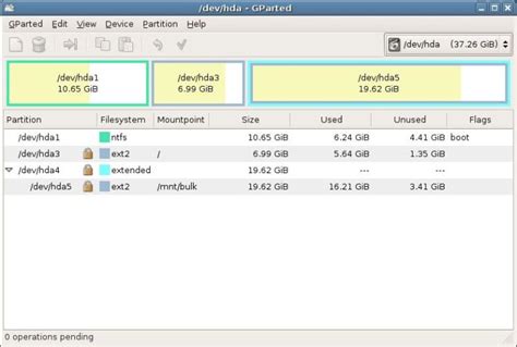 gparted partition editor software linuxlinks
