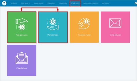 transaksi dan data master yang dapat dibuat langsung pada tampilan