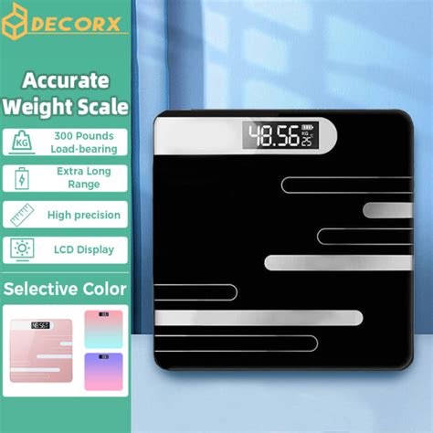 DecorX Electronic Scale Liquid Crystaldigital Weighing Scale Human Body Scale Smart Weight Scale