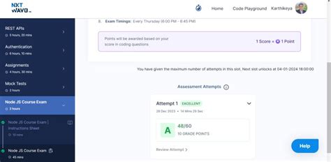 Got An A In Nxtwave Node Js Course Karthikeya Doosa Posted On The Topic Linkedin