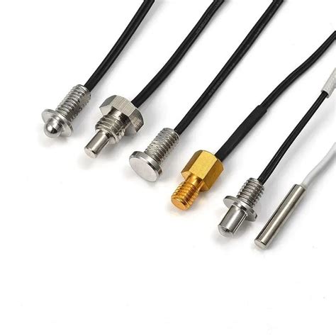 Fluid Thermal Temperature Sensor With Pt100 Pt1000 Ohm 3 Wire 4 Wire