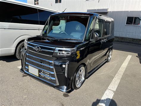 タントカスタムの新型タントカスタム・ダークブラックメッキ・マイスターcr01・workに関するカスタム事例｜車のカスタム情報はcartune