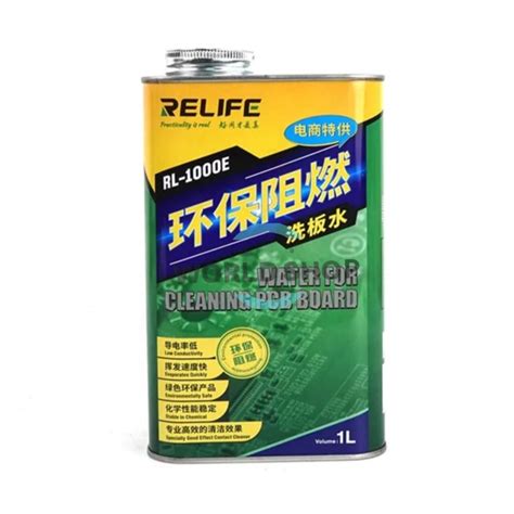 Jual Cairan Pembersih Pcb Relife Rl 1000e Water For Cleaning Pcb Board 1liter Shopee Indonesia