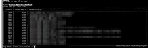 Mysql命令行下格式化查询结果和执行sql文件sql 格式化结果集命令 Csdn博客