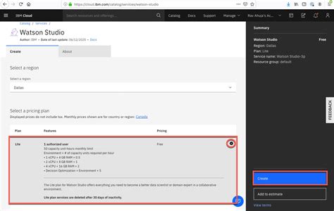 Once The Watson Studio Instance Is Successfully Created Click On Get