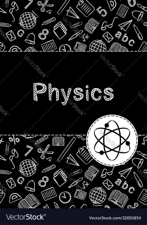 Physics Notebook Cover Design