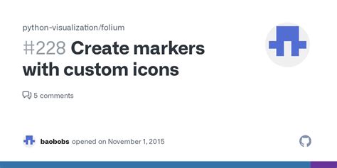 Create Markers With Custom Icons Issue Python Visualization Folium Github