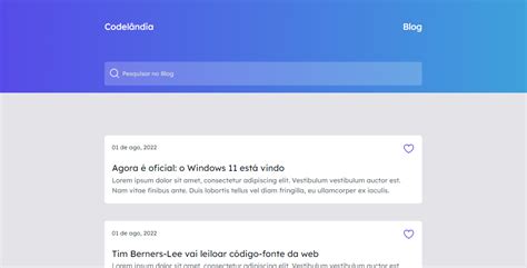 Github Gustavrosblog Desafio01 📰blog Foi Com Desenvolvido Com Reactjs Tailwindcss E Date Fns