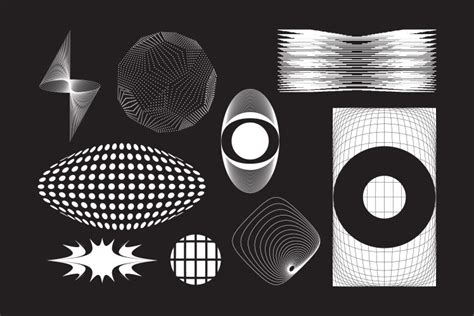 Geometric Shapes Logo Royalty Free Vector Image